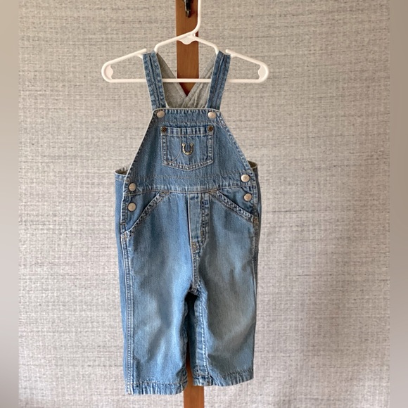 GAP | Bottoms | Vintage Baby Gap Infant Overalls With Horseshoe 218m Girls | Poshmark